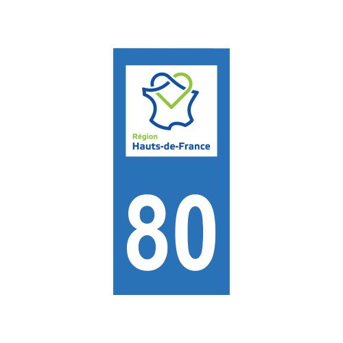 Plaque Immatriculation Somme 80 - E-mmat | E-mmat